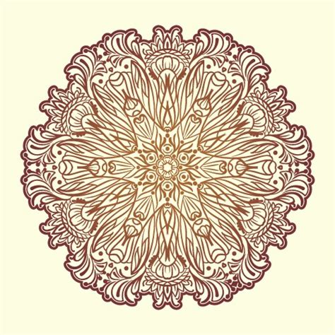 Decorative Radial Pattern Royalty Free Vector Image