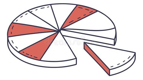 Informative Pie Chart Data Analysis Outline Graph Vector Design Generative Ai Stock Vector