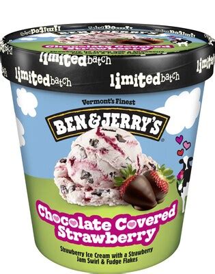 Ben And Jerrys Unveils Chocolate Covered Strawberry Its First Limited