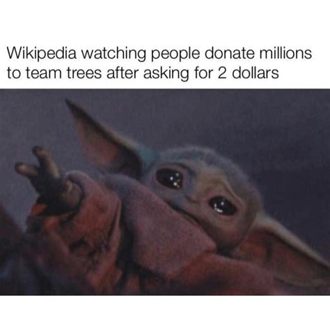 Wikipedia Watching People Donate Millions To Team Trees After Asking