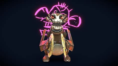 Jinxs Monkey Toy Fanart Arcane 3d Model By Melissa Descubes