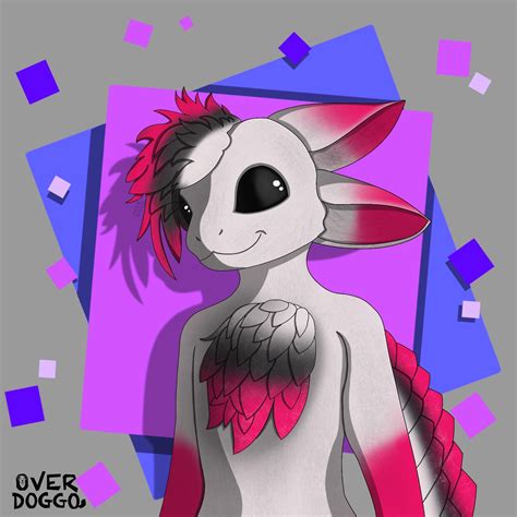 This Is An Art Piece Of A Cute Vrc Avali That I Did For A Friend R Furry