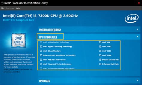 Intel Processor Identification Utility 8 0 43 System Information Software