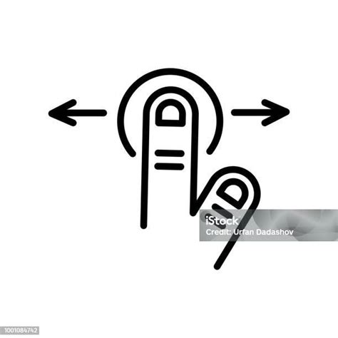 Ketuk Tanda Vektor Ikon Dan Simbol Yang Diisolasi Di Latar Belakang