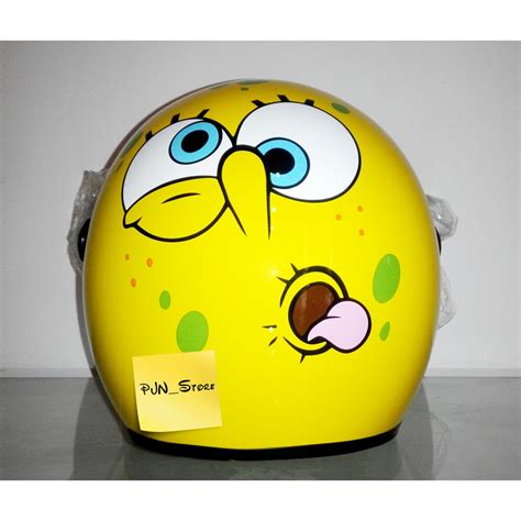 Jual Helm Original Xyz Karakter Spongebob Kuning Shopee Indonesia