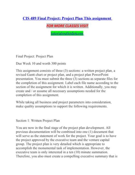 Final Course Project Presentation Signature Assignmentyou Docx