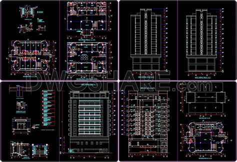 47 Download Architectural Cad Drawings Of An Administrative And Media