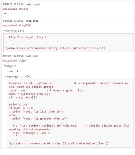 Template Node And Python General Node Red Forum