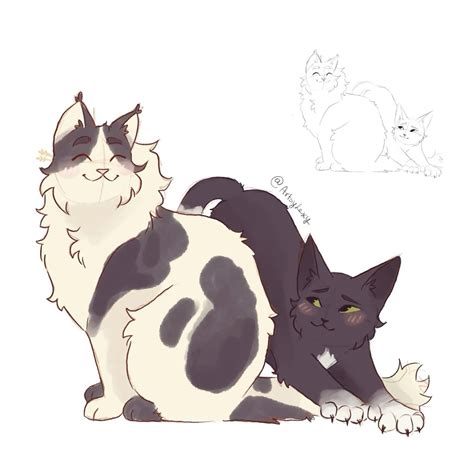 Ravenpaw And Barely 3 Warrior Cat Warrior Cats Art Warrior Cat