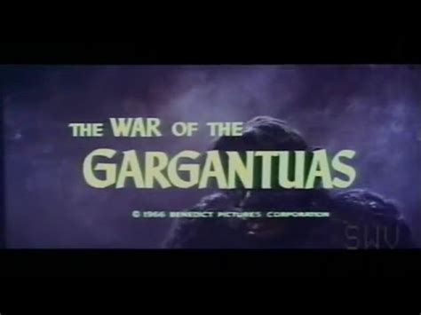 The War Of The Gargantuas 1966 Us Theatrical Trailer Youtube