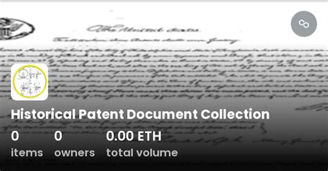 Historical Patent Document Collection Collection Opensea