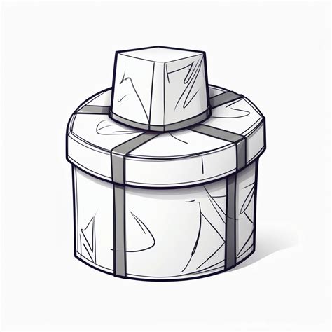 Doodle Paper Hat Box Stable Diffusion Online