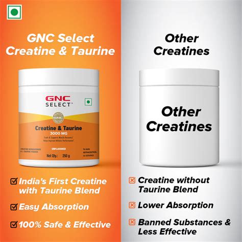 Gnc Select India Gnc Select Creatine And Taurine