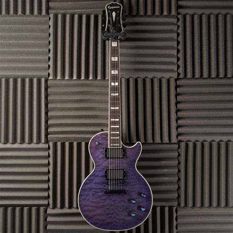 Epiphone Les Paul Custom Prophecy Plus Ex 2012 2019 Midnight Sapphire