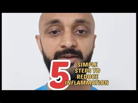 How To Reduce Inflammation Simple Steps To Reduce Inflammation Youtube