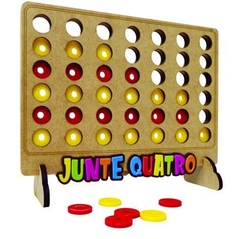 Jogo Junte Quatro Castelarte Brinquedos Educativos Pedagógicos E