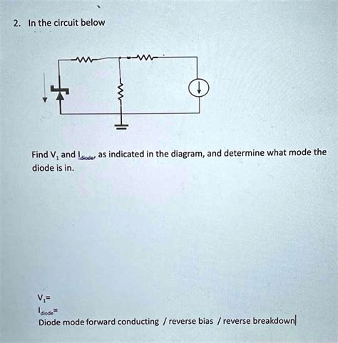 SOLVED In The Circuit Below Find V And Load As Indicated In The Diagram And Determine What
