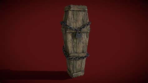 Old Chained Coffin Buy Royalty Free 3d Model By Derek Flanagan