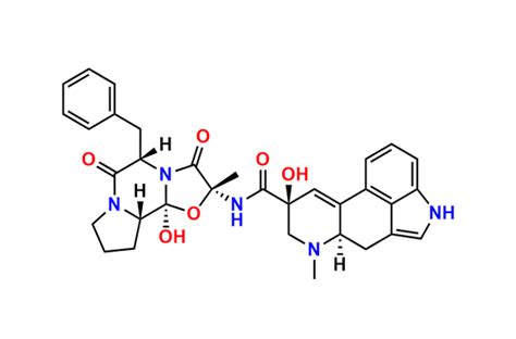 Ergotamine Ep Impurity A Cas No 72170 28 6 8 Hydroxyergotamine