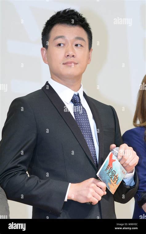 Chinese Actor Tong Dawei Poses During A Promotional Event For His New Movie Dearest At East