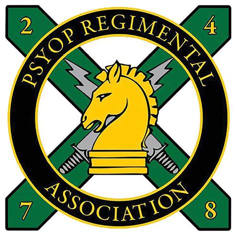 Psyop Regimental Assoc 2478 Logo Emblem Sticker Corp Etsy