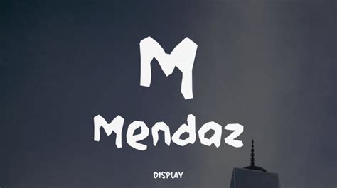 M Mendaz Font Download Free For Desktop And Webfont