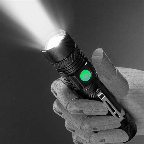 20000 Lumens Super Small Mini Compact Led Flashlight Usb Rechargeable Ultra Bright Tactical