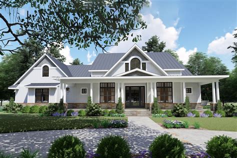 Single Story Modern Farmhouse Floor Plans