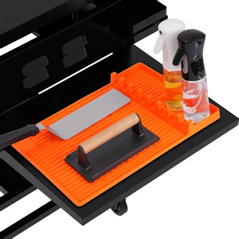 3 In 1 Grill Side Shelf Mat Large Grill Tool Mat Heat