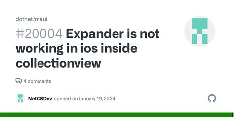 Expander Is Not Working In Ios Inside Collectionview Issue Dotnet Maui GitHub