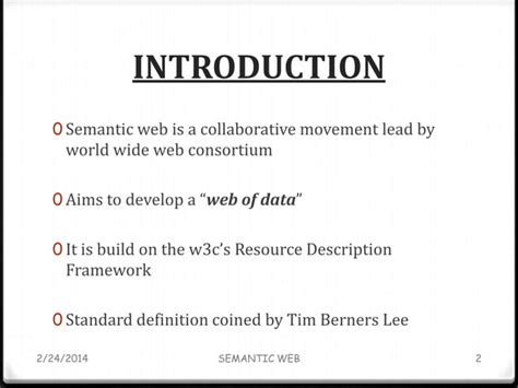 Semantic Web Pptx Web Design And Html Internet