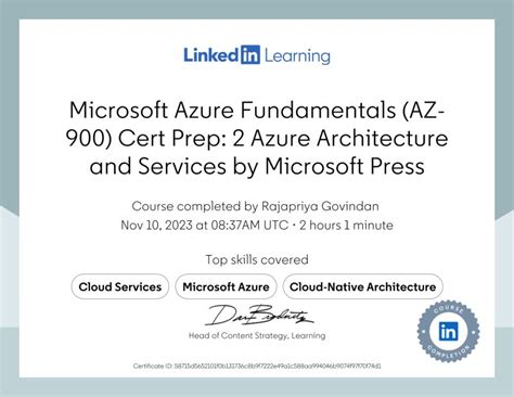 Rajapriya Govindan On Linkedin Certificate Of Completion