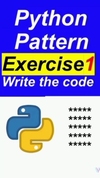 Python Pattern Exarcise 1 With Solution Python Solution Pattern