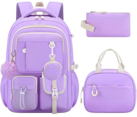 Schoolrugzak Meisjes 3 Delig Met Lunchtas En Pennenetui Kawaii Stijl