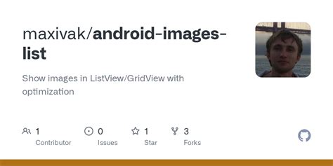 GitHub Maxivak Android Images List Show Images In ListView GridView With Optimization