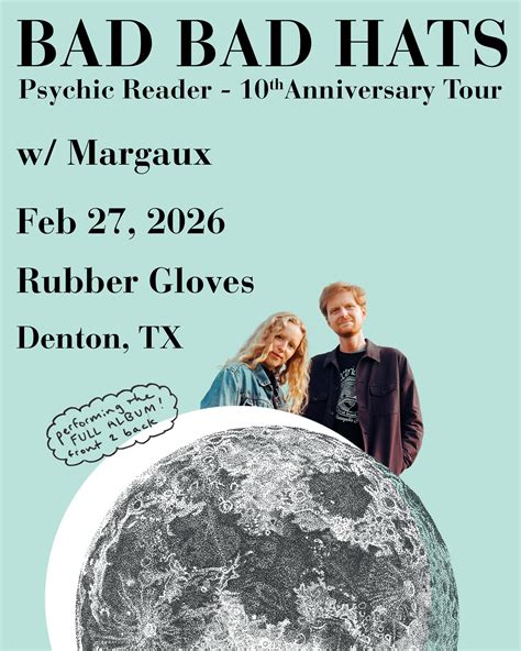 At The Helm Presents Bad Bad Hats With Margaux Rubber Room