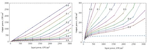 Intensity Of 100 Fs Gaussian Pulse Propagating In The 2pa Medium Bdpas