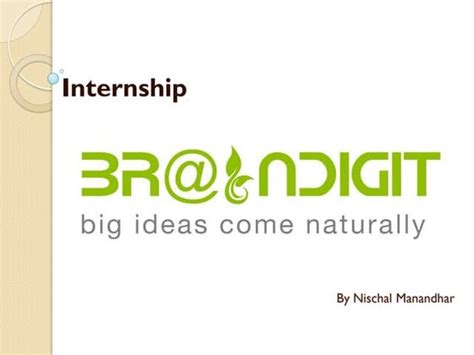 Sample Internship Presentation Ppt Pptx