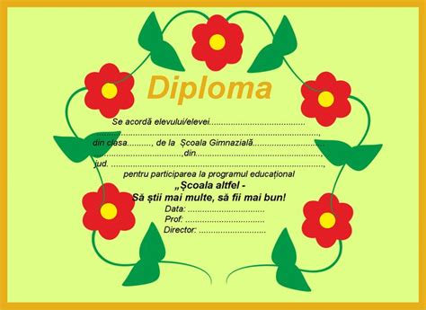 Imagini Pentru Modele Diplome Elevi School Education Character