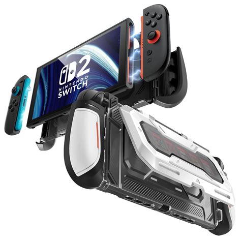 Mumba Dockable For Nintendo Switch 2 Case With Flip Stand [titan] Ergonomic Switch 2 Grip