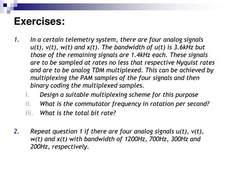 PPT COMMUNICATION SYSTEM EEEB Chapter Part II MULTIPLEXING DEMULTIPLEXING PowerPoint