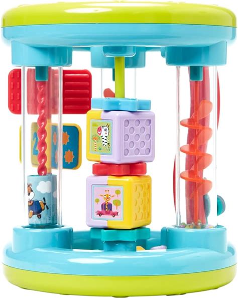 Cilindro De Atividades Multicolorido Brinquedo Educativo Brinquedos Bambalalão Brinquedos