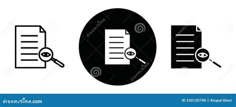 Watchlist Outline Icon Collection Or Set Watchlist Thin Vector Line Art Stock Illustration