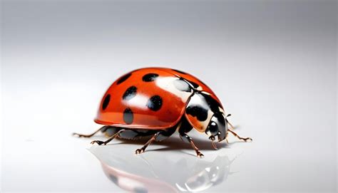 Premium Photo Ladybug With A Red Ladybug On Its Back