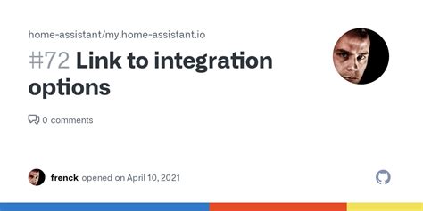 Link To Integration Options Issue Home Assistant My Home Assistant Io GitHub
