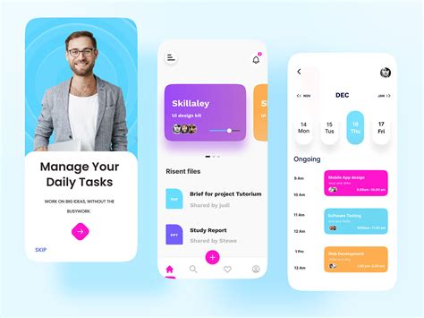 Task Manager Mobile App Design On Behance