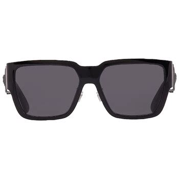 Versace Dark Grey Square Mens Sunglasses Ve4457 Gb187 55