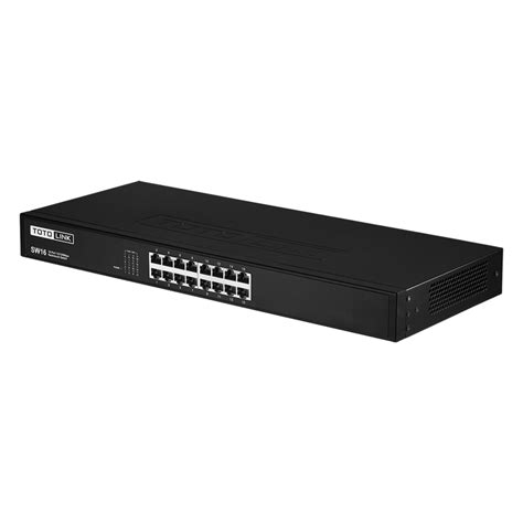 Totolink Sw16 16 Port 10100mbps Unmanaged Switch 17″ Rack Mount Techfun