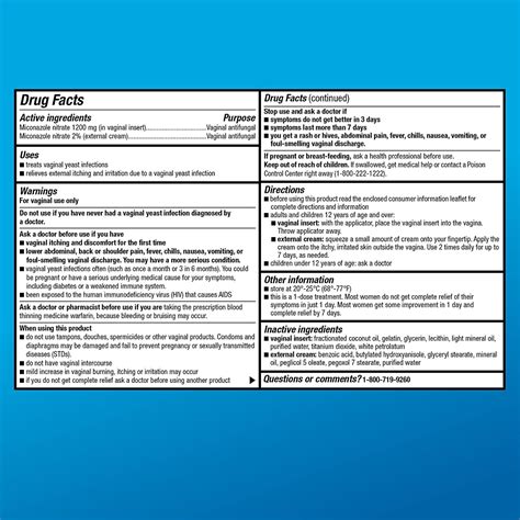 Amazon Basic Care Miconazole 1 1 Day Treatment Combo Pack For Vaginal