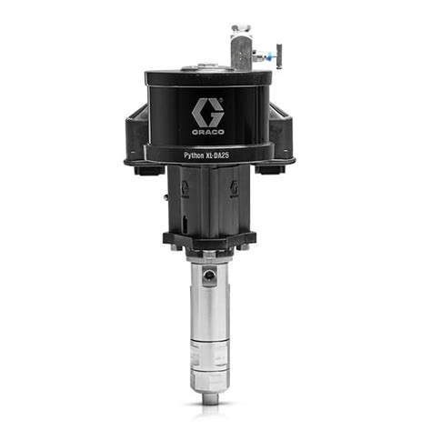 Pneumatic Chemical Dosing Pump Python® Xl Da25 6 Air Motor Chromex Coated 12 Piston Ffkm
